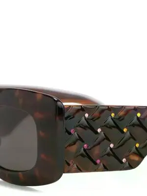 Kurt Geiger Crystal-embellished Sunglasses