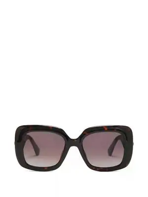 Kurt Geiger Tortoiseshell Eagle-plaque Sunglasses - Brown