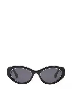 Kurt Geiger Oval-frame Sunglasses - Grey