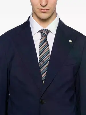 MANUEL RITZ Single-breasted Suit - Blue