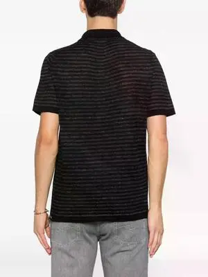 ROBERTO COLLINA Striped Knit T-shirt