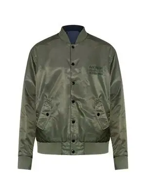 Balmain Logo-embroidered Reversible Jacket