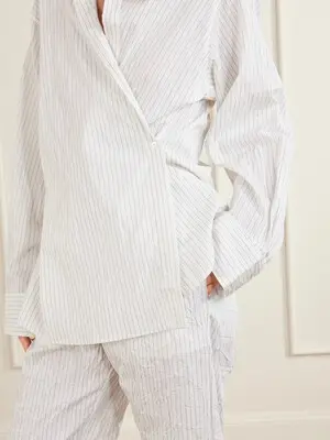 RÓHE Striped Crepon Shirt
