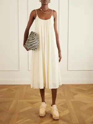 Stella McCartney Elyse Woven Raffia Platform Brogues