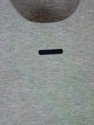 Fear Of God Logo-patch Tank Top - Grey