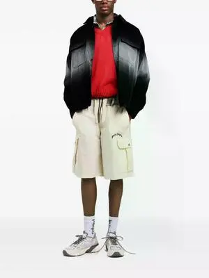 Palm Angels Gradient-effect Shirt Jacket