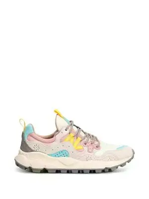 FLOWER MOUNTAIN Yamano Panelled Sneakers - Neutrals