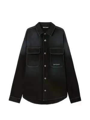 Palm Angels Logo Denim Shirt
