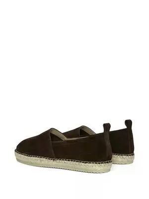 Frescobol Carioca Helio Suede Espadrilles - Brown