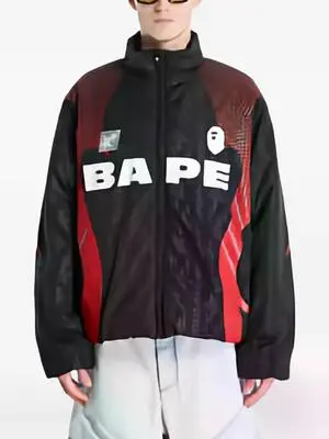 A BATHING APE Logo-print Padded Jacket