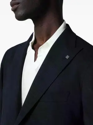 Tagliatore Logo-plaque Single-breasted Jacket