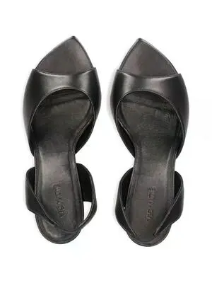 VIC MATIE Sculpted-heel Slingback Sandals