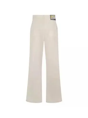 DES_PHEMMES Wide-leg Embellished Trousers