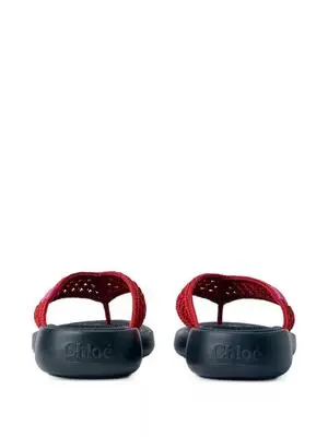 Chloé Woven-strap Sandals