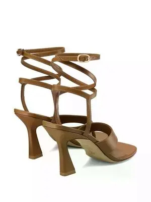 STUART WEITZMAN 85mm Vinnie Sandals - Brown