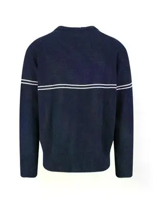 DUNST V-neck Striped Sweater