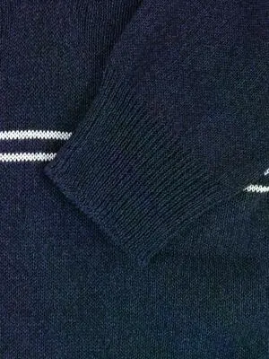 DUNST V-neck Striped Sweater