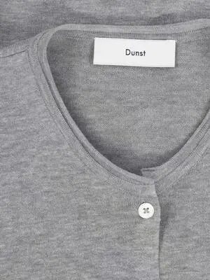 DUNST Buttoned Cardigan - Grey