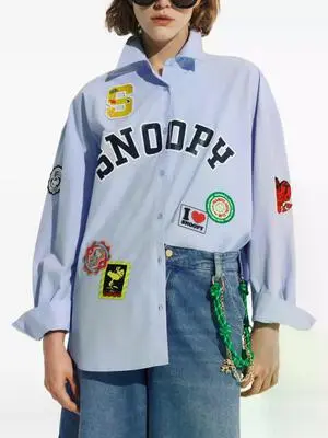 Essentiel Antwerp Snoopy Patch Shirt