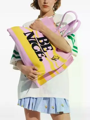 Essentiel Antwerp Peanuts™ Graphic Striped Tote Bag