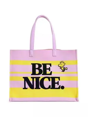 Essentiel Antwerp Peanuts™ Graphic Striped Tote Bag