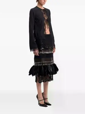 16Arlington Filipa Lace-trimmed Blouse