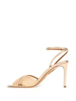 AQUAZZURA Voile Ruched-strap Sandals