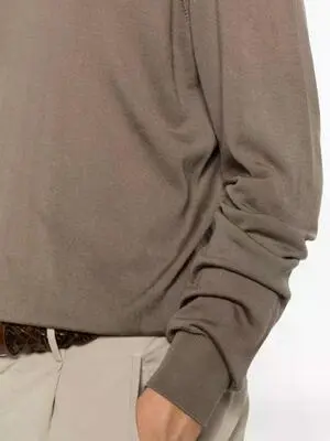 Tagliatore V-neck Sweater - Brown