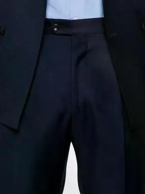 Tagliatore Double-breasted Peak-lapel Suit - Blue