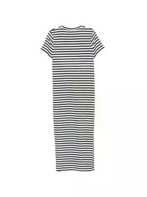 Closed Striped Midi Dress