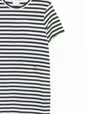 Closed Striped Midi Dress