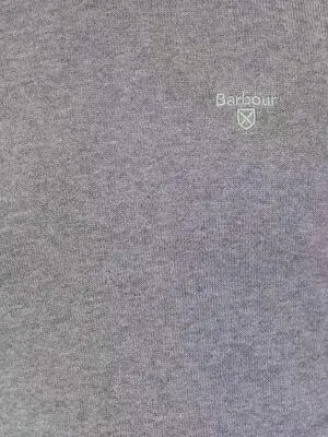 Barbour Pima Logo-embroidered Sweater - Grey