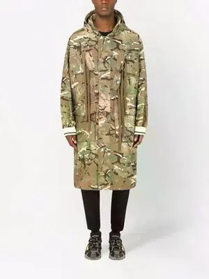 Dolce & Gabbana Camouflage-print Hooded Jacket