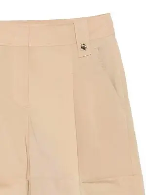 Liu Jo Button-embellished Pleated Shorts