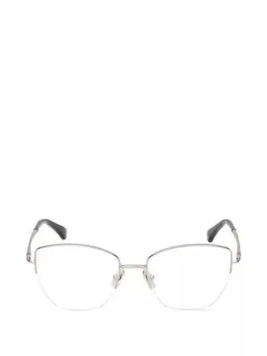 Max Mara Half-rim Eyeglasses - Silver