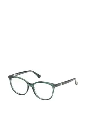 Max Mara Round Frame Glasses - Green