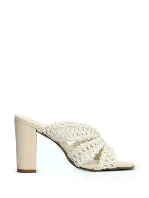 AREZZO Woven Crossover-strap Sandals