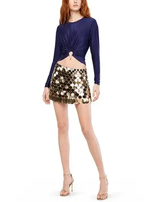 Rabanne Sequin Mini Skirt