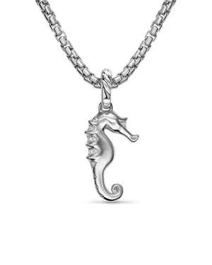 David Yurman Seahorse Amulet - Silver