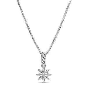 David Yurman Sterling And Diamond Pendant