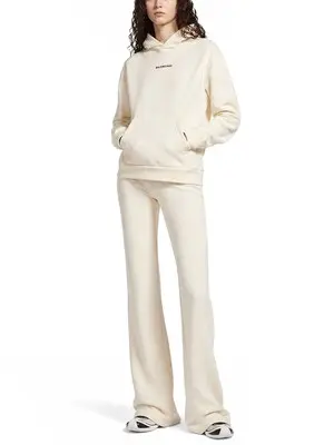 Balenciaga Logo Hoodie - Ivory