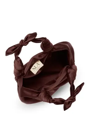 NLA COLLECTION Satin Wristlet - Brown