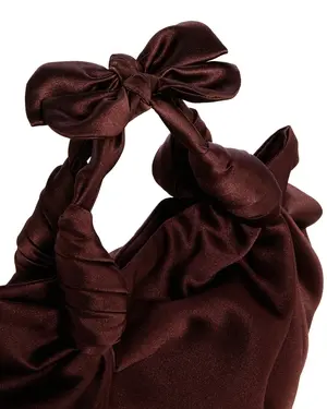 NLA COLLECTION Satin Wristlet - Brown