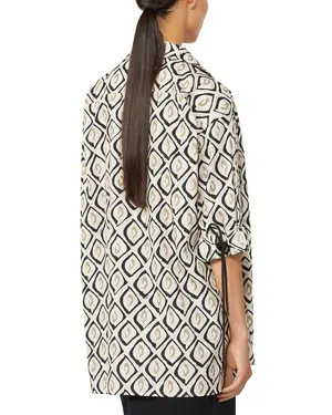 Max Mara Printed Poplin Shirt