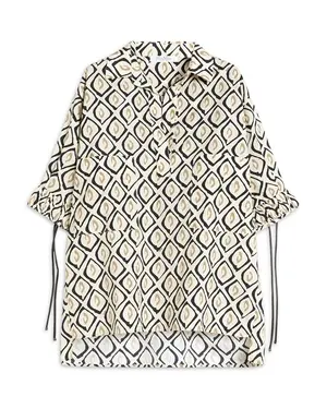 Max Mara Printed Poplin Shirt