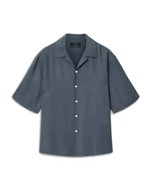 ALLSAINTS Purley Oversized Fit Shirt - Canis Grey