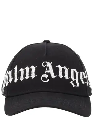 Palm Angels Overlogo Baseball Cap - Black