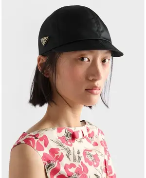 Prada Re-nylon Cap - Black