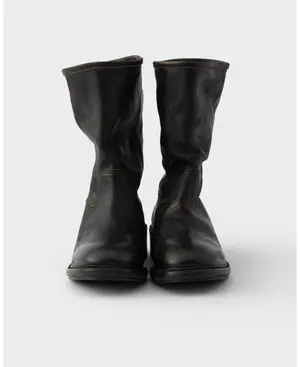 Prada Leather Boots - Black
