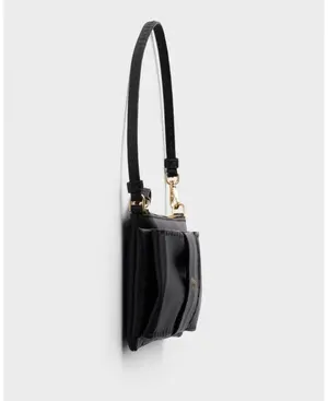 Prada Nappa Leather Zipper Pouch - Black
